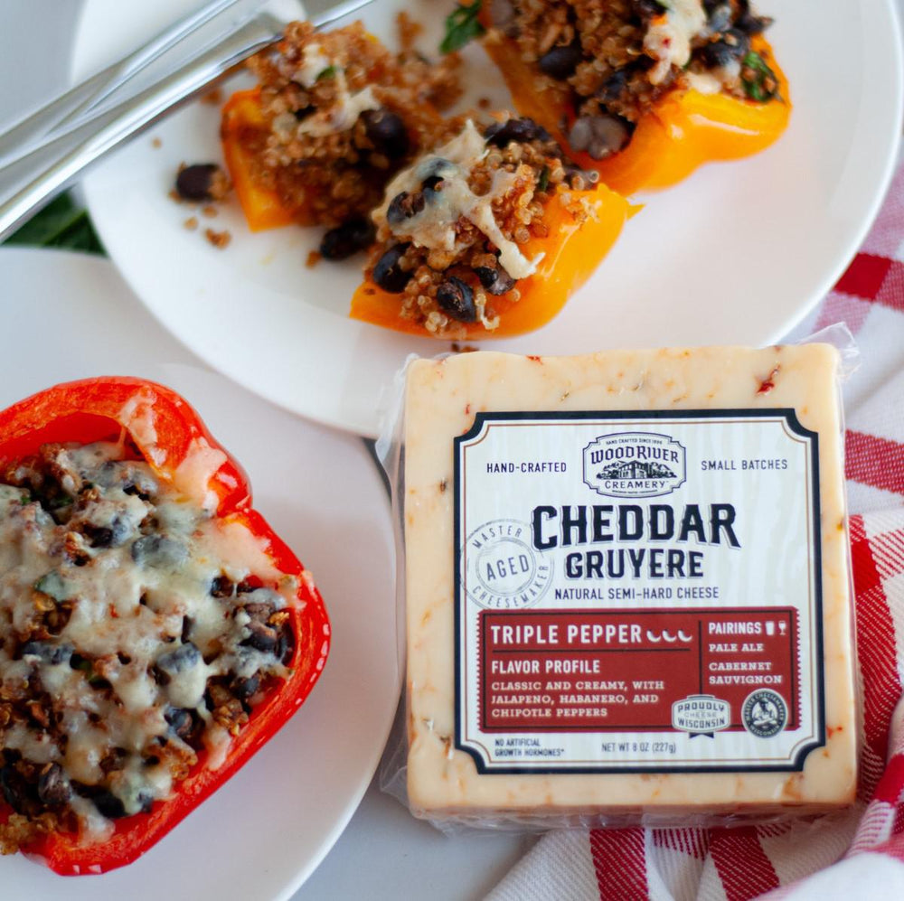 Triple Pepper Cheddar Gruyere